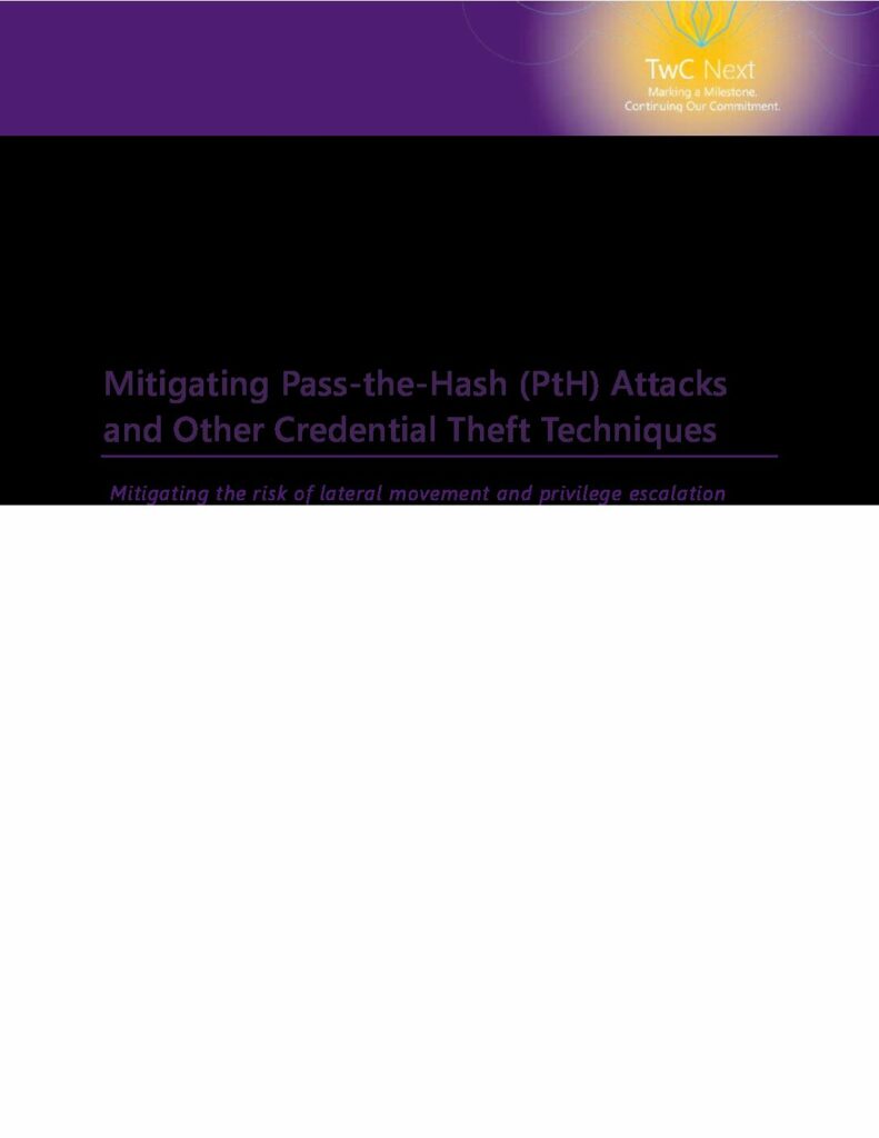 Mitigating-Pass-the-Hash-PtH-Attacks-and-Other-Credential-Theft ... Mitigating-Pass-the-Hash-PtH-Attacks-and-Other-Credential-Theft ...